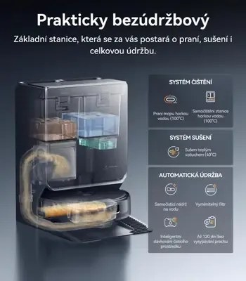 Narwal Flow 2 - AI robotický vysavač s pásovým mopem a samočistící sta