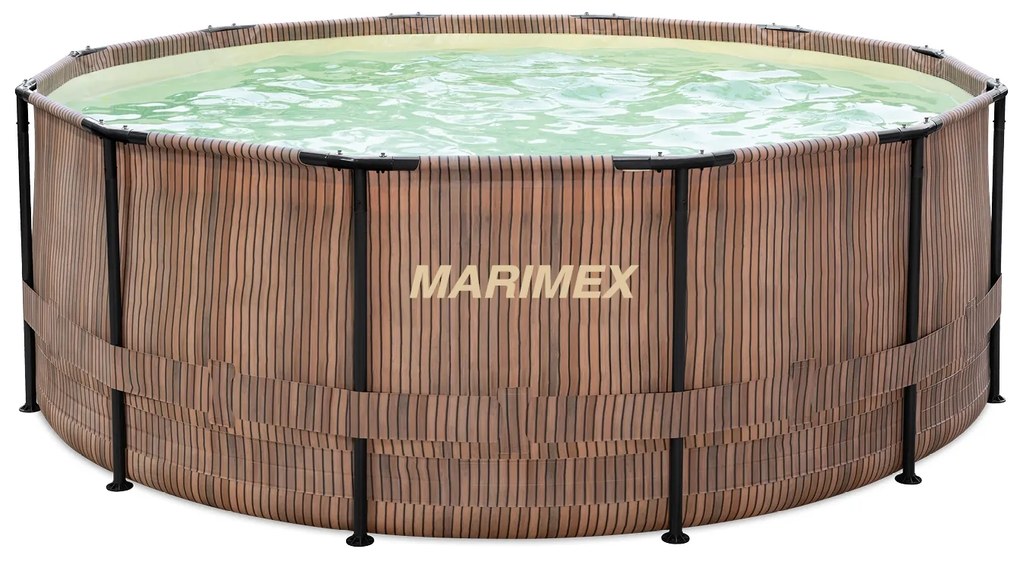 Marimex | Bazén Marimex Florida 3,66x0,99 m se zabudovaným skimmerem - motiv TEAK (poškozený obal) | 103402852