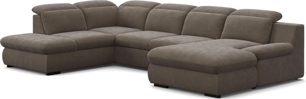 XXXLutz SEDACÍ SOUPRAVA, textil, šedá Welnova - Sedací soupravy - 000552042107