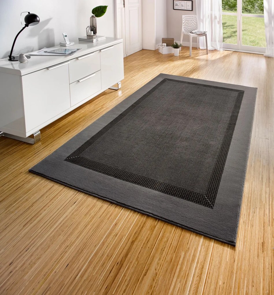 Hanse Home, Kusový koberec Basic 102497, 200x290, šedá, chodba / předsíň