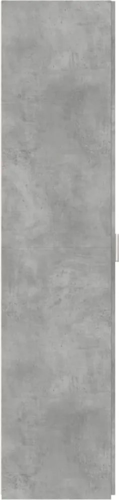 Skříň highboard betonově šedá 30x42,5x185 cm kompozitní dřevo 3281395