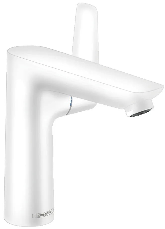 Hansgrohe Talis E, páková umyvadlová baterie 150 s odtokovou soupravou s táhlem, bílá matná, 71754700