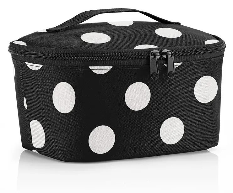 Termobox Reisenthel Coolerbag S pocket Dots white