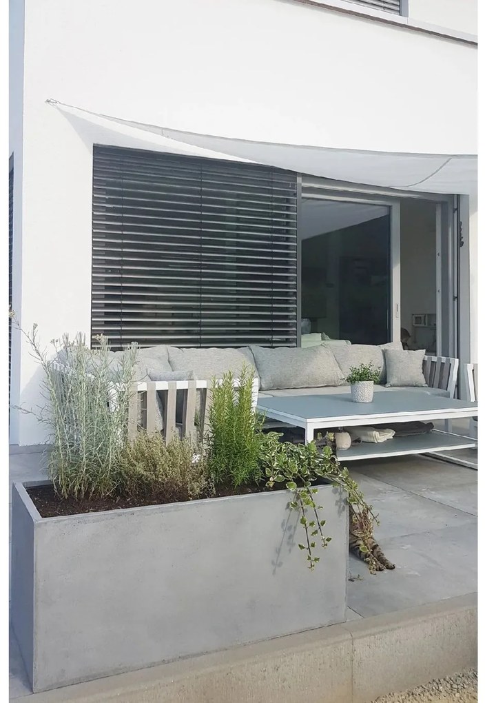 Truhlík MAXI, sklolaminát, šířka 100 cm, beton design