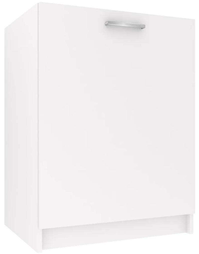 Kuchyňská skříňka Belini dřezová 60 cm bílý mat
bez pracovní desky  TOR SDZ60/0/WT/WT/0/E