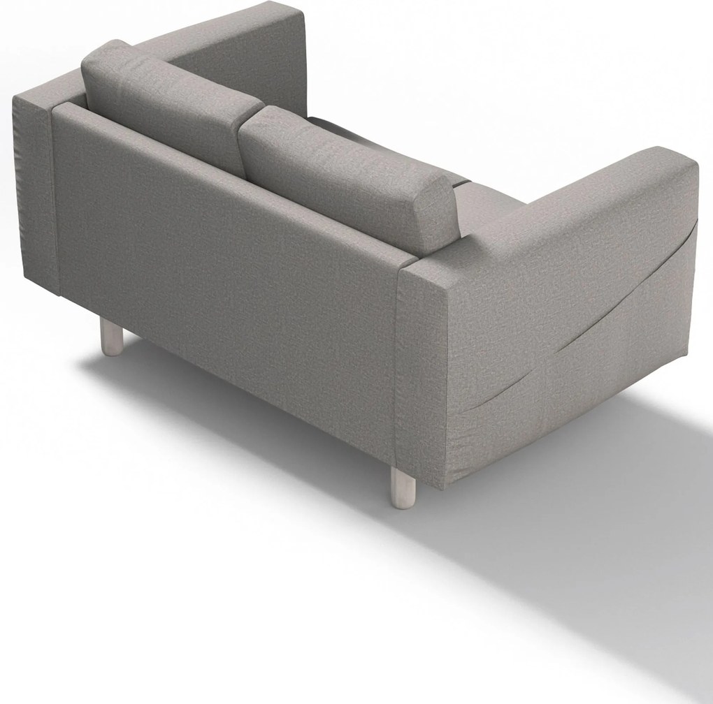 Potah na pohovku IKEA Norsborg 2-místná barva šedá látka pletený vzor