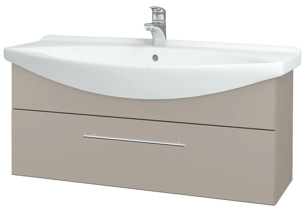 Dřevojas Koupelnová skříň TAKE IT SZZ 105 Varianta: N01 Bílá lesk / Úchytka T01 / N07 Stone