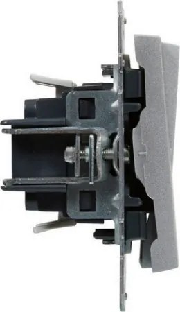 Legrand SUNO vypínač č.6+6 schodišťový hliník 721308
