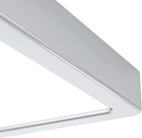 Eglo 901765 - LED Koup. strop. svítidlo FUEVA LED/7W/230V 15x15 cm IP44 chrom