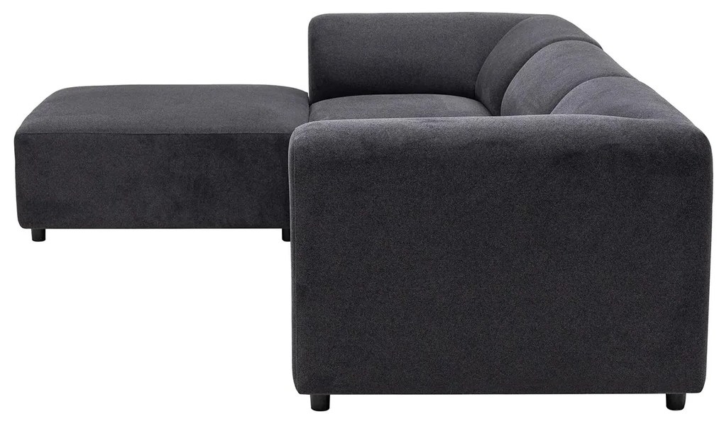 Hanah Home Rohová pohovka ALPHA antracitová levá
