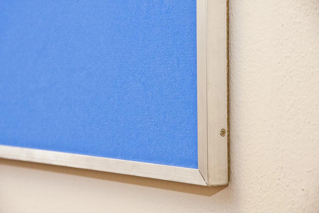 VYLEN Pěnové nástěnky s hliníkovým rámem 100 x 50 cm Barva: 50 Modrá