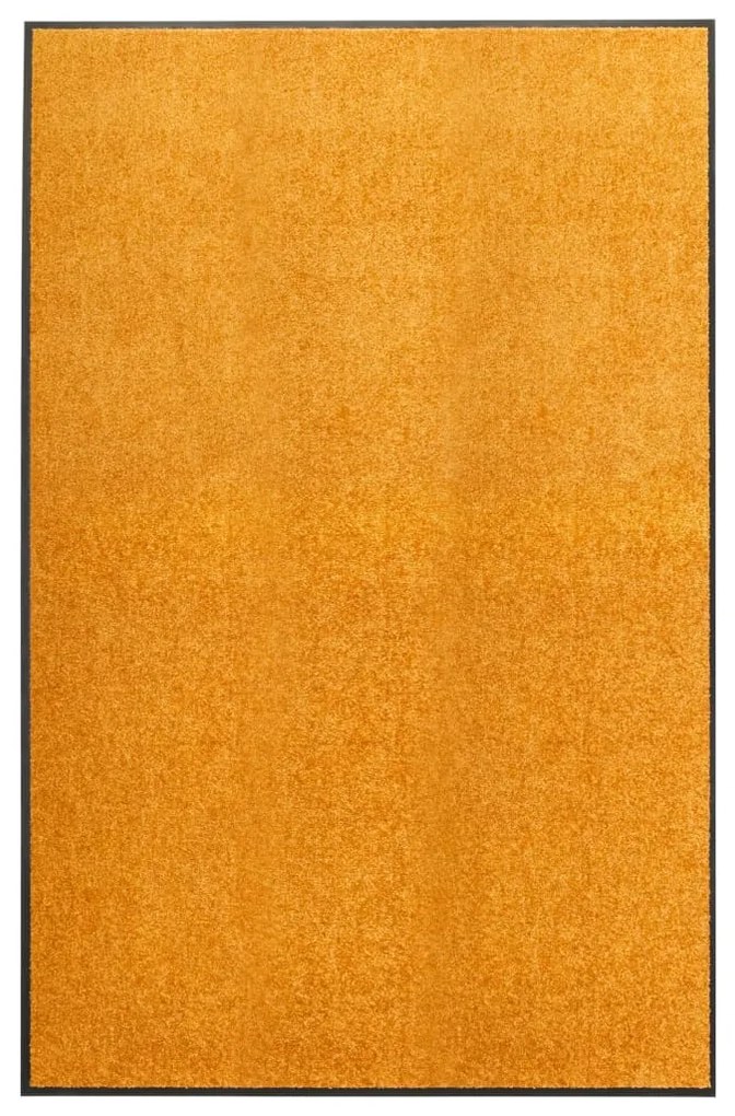 323456 vidaXL Rohožka pratelná oranžová 120 x 180 cm