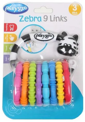 Playgro Zebra s kroužky