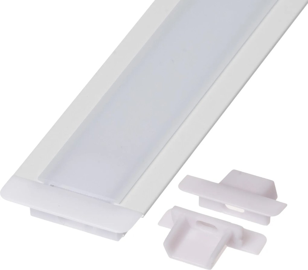 T-LED 093085 LED profil V4W bílý mini vestavný
