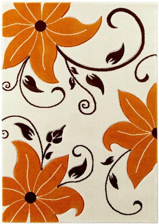Béžovo-oranžový koberec Think Rugs Verona, 80 x 150 cm