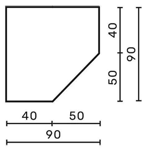 Como - rohová skříň CM2 L/P