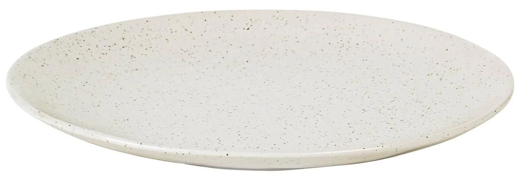 Broste Keramický talíř Nordic Vanilla Ø 26 cm, krémová barva, keramika