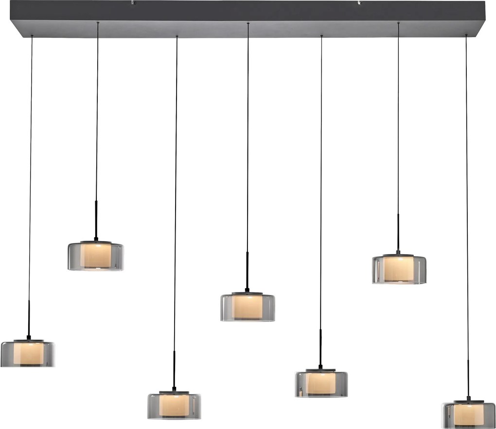 XXXLutz ZÁVĚSNÉ LED SVÍTIDLO, 126/21/180 cm - Závěsná světla - 003467029501
