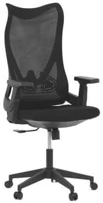 Autronic Kancelářská židle Židle kancelářská, černá MESH, plastový kříž (KA-S248 BK)
