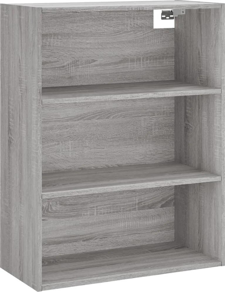 vidaXL Skříň highboard 69,5 x 34 x 180 cm kompozitní dřevo [3189302] Barva: kouřový dub