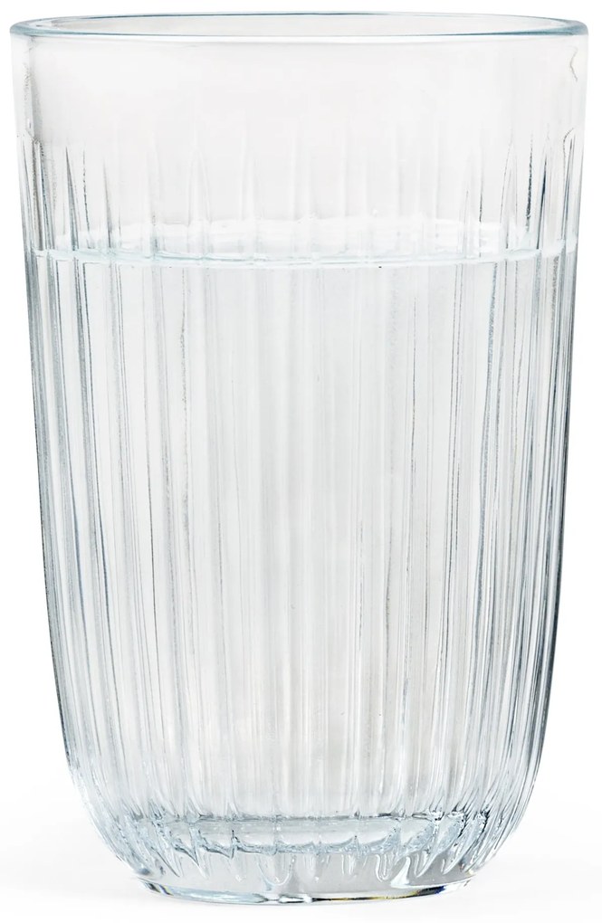 KÄHLER Sklenice na vodu Hammershøi Clear 370 ml - set 4 ks, čirá barva, sklo