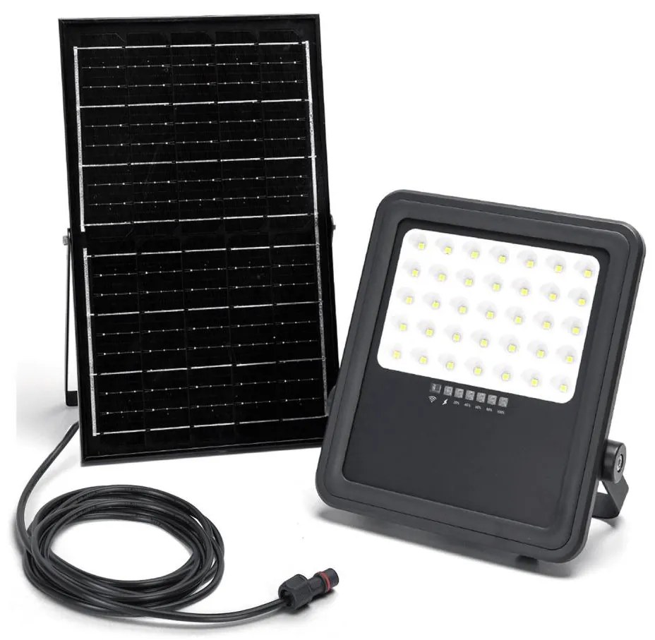 Aigostar - LED Stmívatelný solární reflektor LED/300W/3,4V IP65 + DO