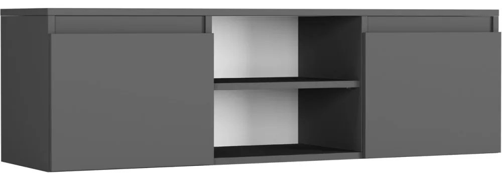 Moderní bezúchytkový TV stolek MODERN 120 cm - různá barevná provedení sonoma mix bílá