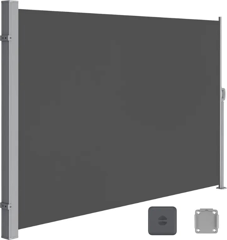 Boční markýza HORIZON na terasu, 160x300cm, šedá SongmicsHome