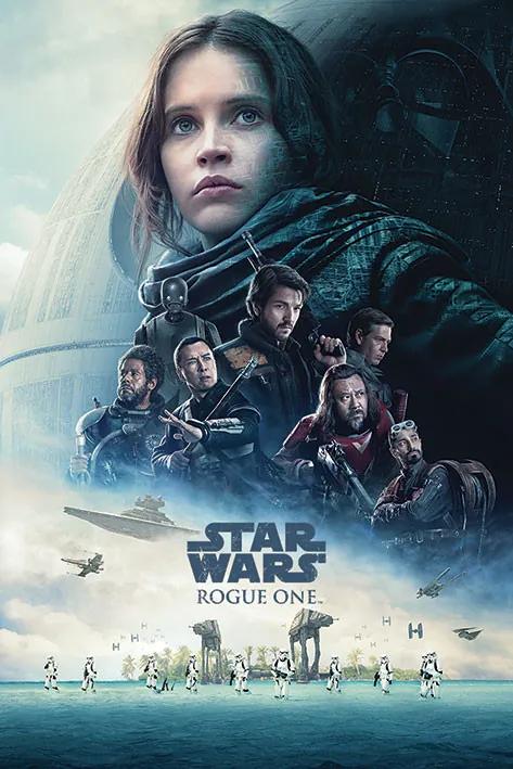 Plakát, Obraz - Rogue One: Star Wars Story - One Sheet, (61 x 91,5 cm)