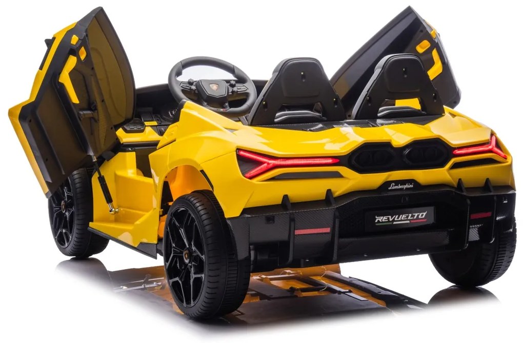 Dětské elektrické auto Lamborghini Revuelto XL STRONG žluté