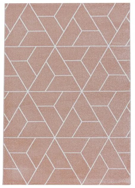 Vopi | Kusový koberec Efor 3715 rose - 80 x 250 cm