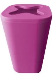 Kelímek na kartáčky a pastu - MONACO - plastic + rubber - purple