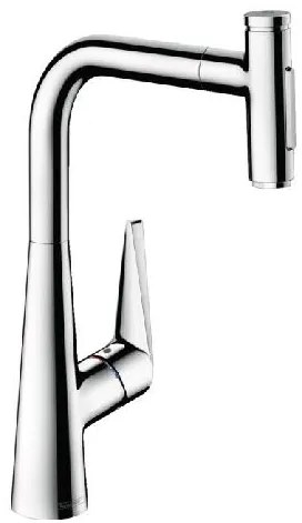 Hansgrohe Talis Select M51 - Dřezová baterie M5117-H300 s výsuvnou sprškou, sBOX, chrom 73867000