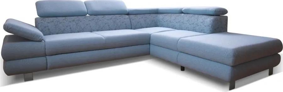 Casarredo - Komfort nábytek Rohová sedací souprava TICON II, rozkládací s úložným prostorem, výběr látek M/G | potah: malaga 02,Umístění rohu: roh nalevo,Potah u korpusu, sedací části, boků a záhlavníků:: malaga 04