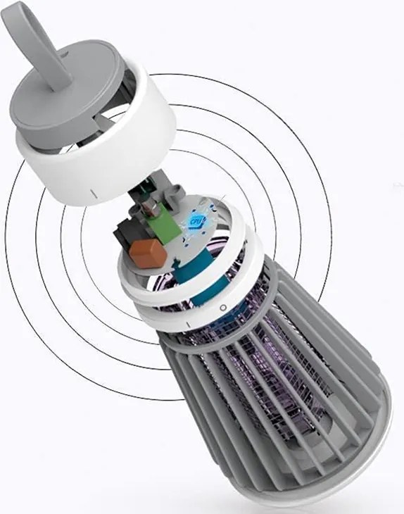 Verk Group Uv insekticidní lampa na komáry mouchy elektrický lapač hmyzu účinný