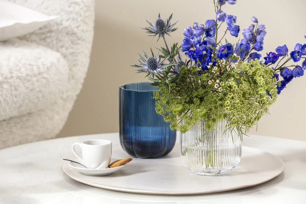 Villeroy&Boch váza Fleur Bleu, 15 cm, modrá