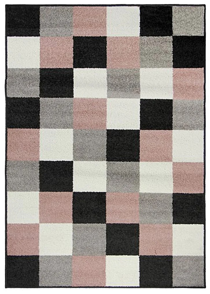 Oriental Weavers, Kusový koberec Lotto 923 HR5 X, 100x150, růžová, chodba / předsíň