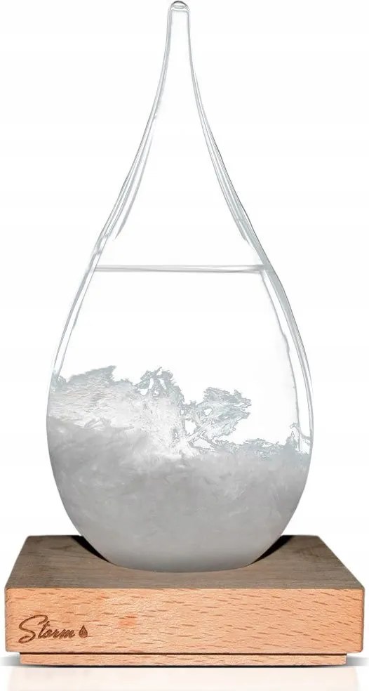 Dekorace Storm glass barometrický teploměr Large Mikamax