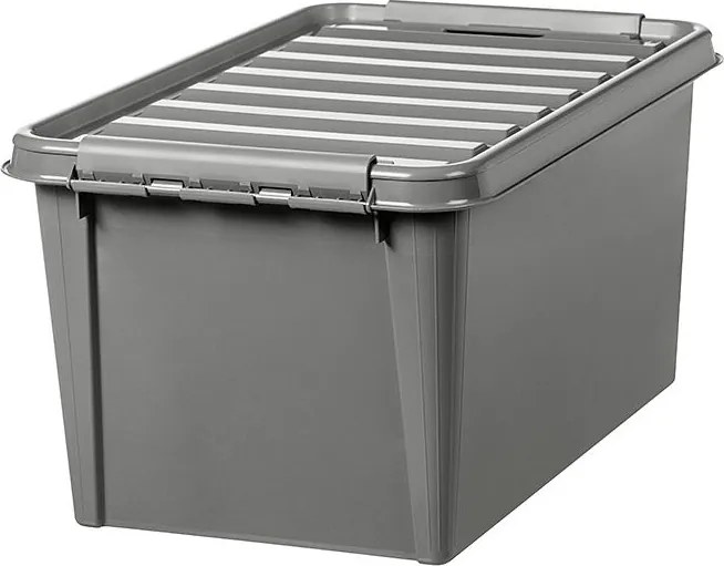 Smartstore Taupe Box s víkem, 59 × 39 × 31 cm, 47 l, šedá