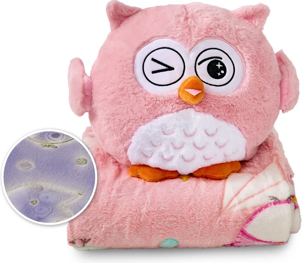 Dormeo Warm Hug sovičky náladičky růžová (Zlobilka)