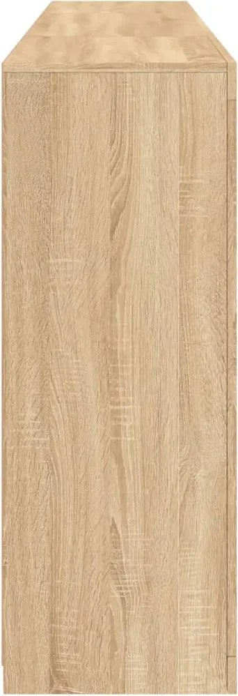 Příborník s LED osvětlením dub sonoma 202 x 37 x 100 cm 3209186