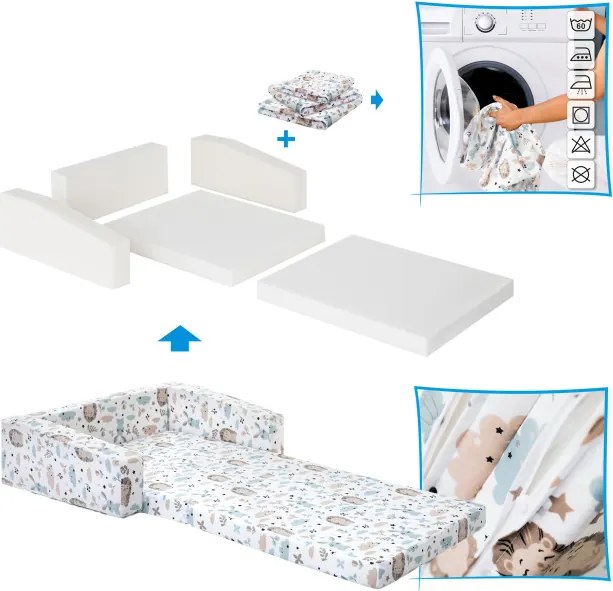 Cestovní postýlka DREAMER ježek