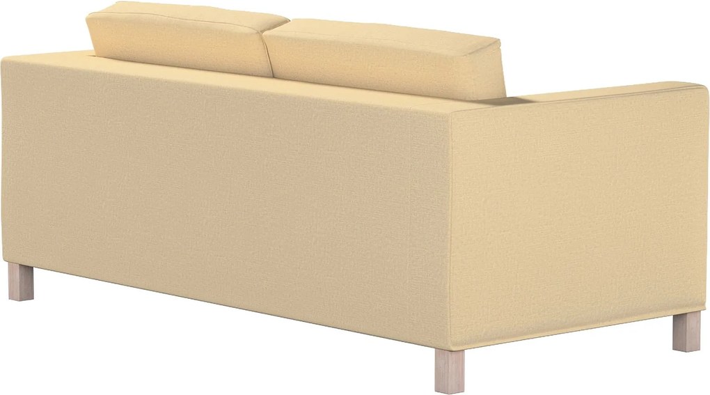 Potah na pohovku IKEA Karlanda rozkládací, krátký barva béžová látka lesklé, pletený vzor