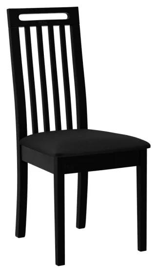 Čalouněná jídelní židle Heven X, Barva dřeva: černý, Potah: Kronos 22