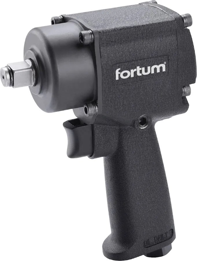 Utahovák rázový, 1/2", pneu, 610 Nm, mini Fortum 4795010