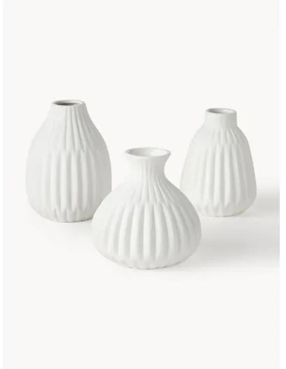 Sada malých porcelánových váz Palo, 3 díly