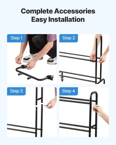 Stojan na filamenty pro 3D tiskárny, 4úrovňový stojan na těžké skladování VEVOR