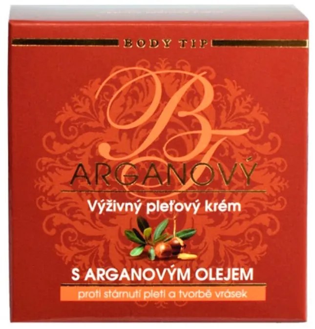 Výživný pleťový krém s Bio arganovým olejem BODY TIP 50 ml