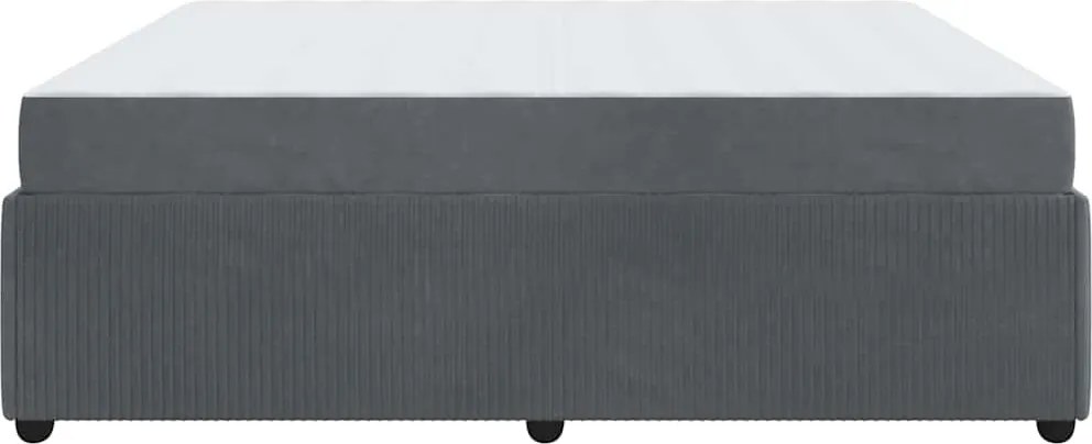 Rám postele Tmavě šedá 180 x 200 cm textil 3398426