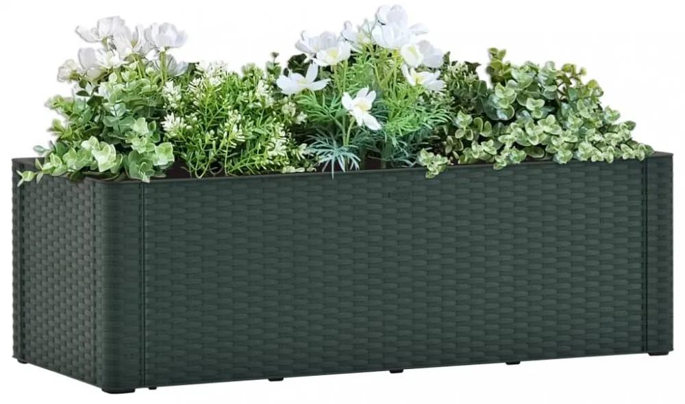 Zahradní vyvýšený truhlík 100x43x33 cm PP Dekorhome Zelená